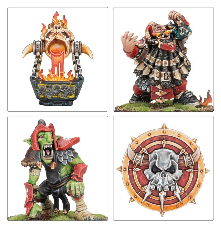 Blood Bowl: Chaos Dwarf Team – Zharr-Naggrund Ziggurats – Battlefield ...