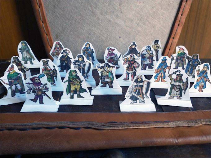 Chronica Paper Legends Issue 1 - Paper Miniatures – Battlefield Bangkok