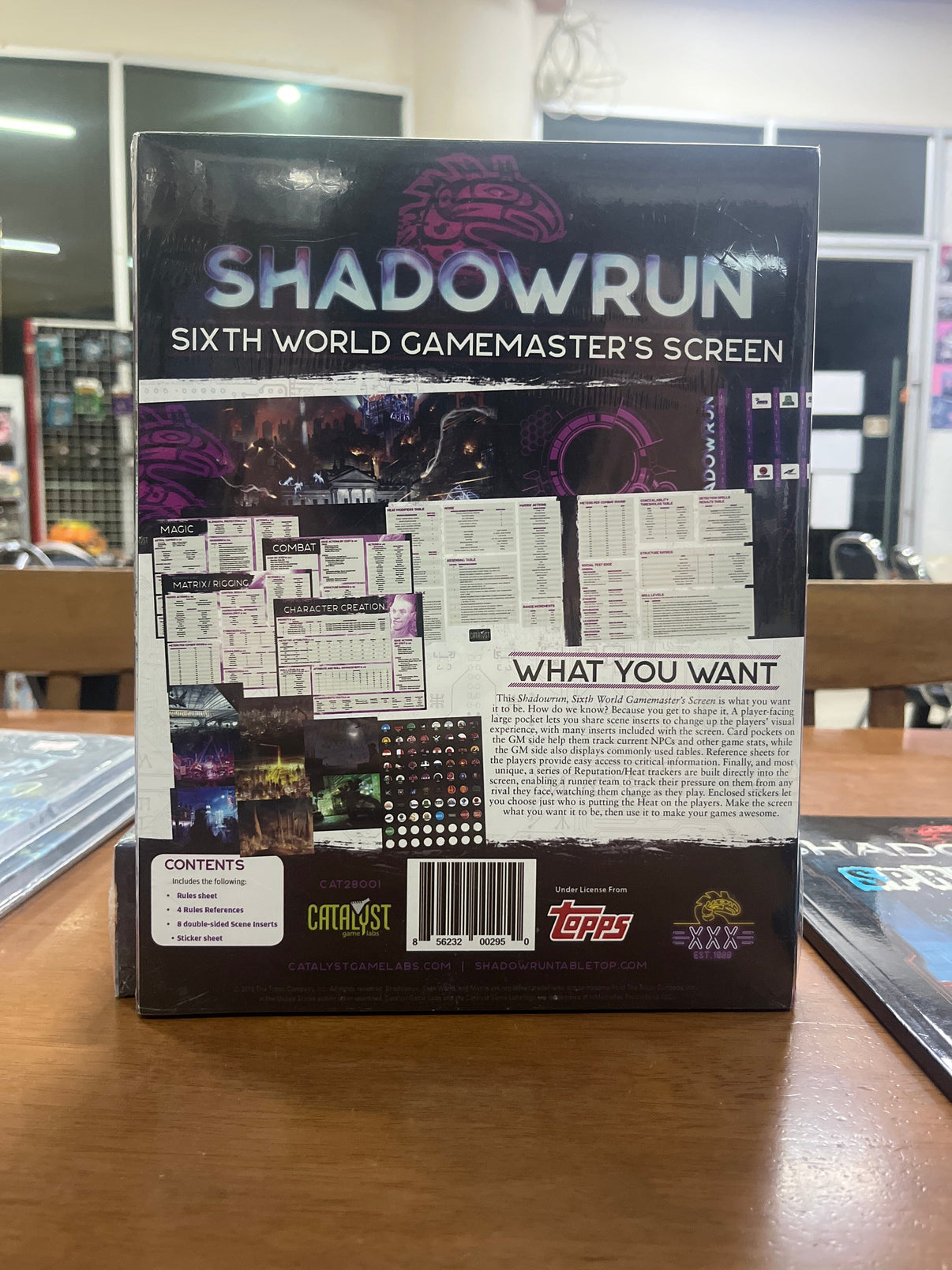 Shadowrun Sixth World Gamemaster Screen – Battlefield Bangkok