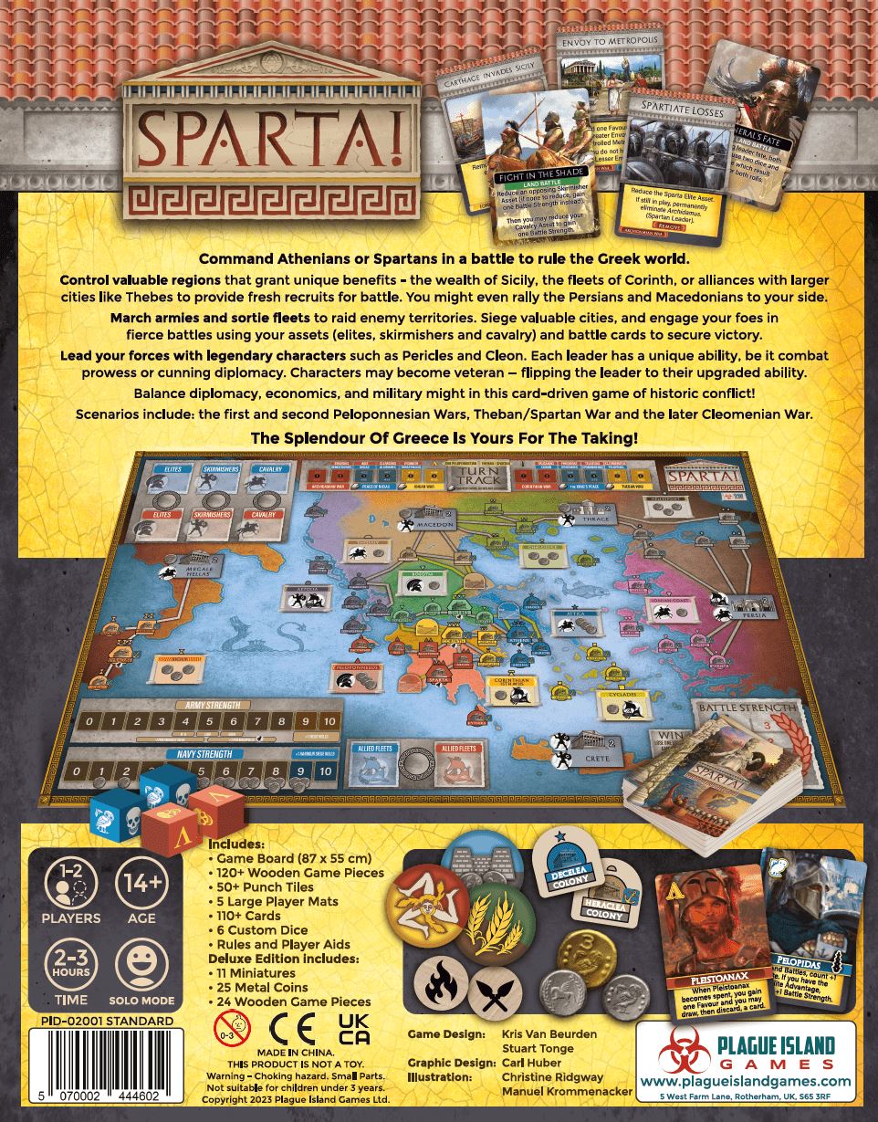 SPARTA!: Struggle for Greece - Deluxe Version – Battlefield Bangkok