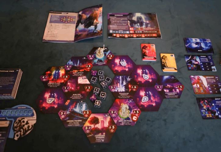 Tamashii: Chronicle of Ascend - Cyberpunk Adventure Board Game ...