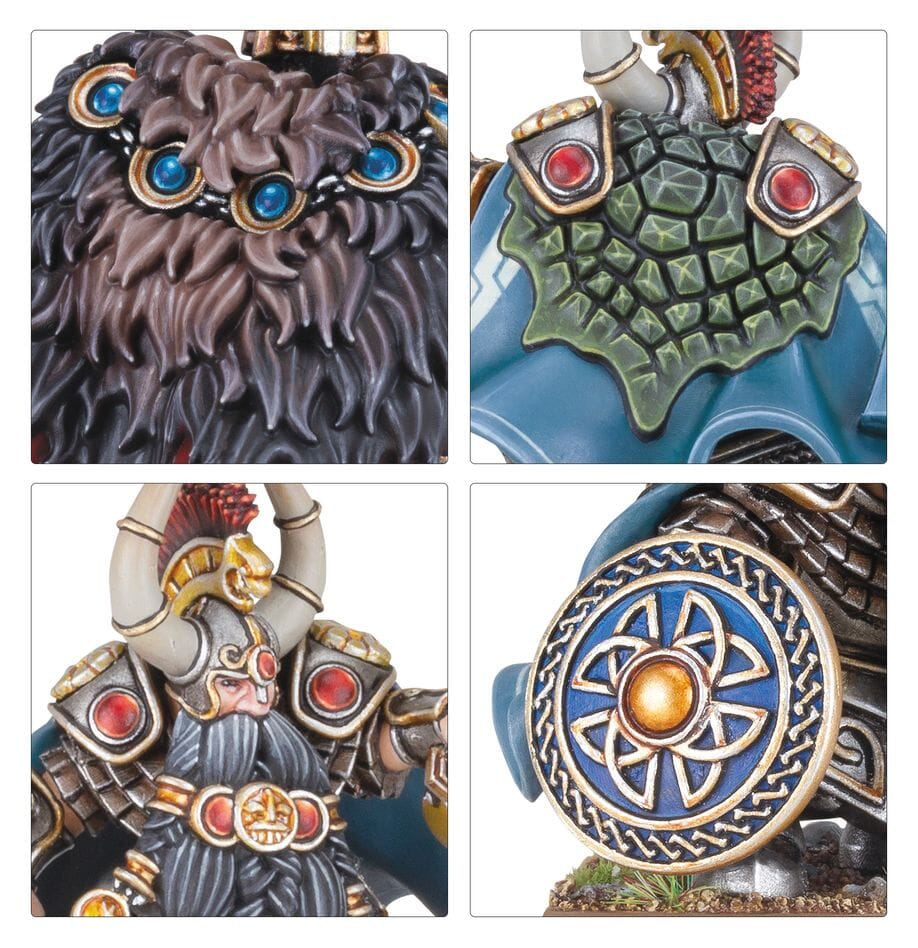 Warhammer the Old World: Dwarfen Mountain Holds - Dwarf Lords with Shi ...