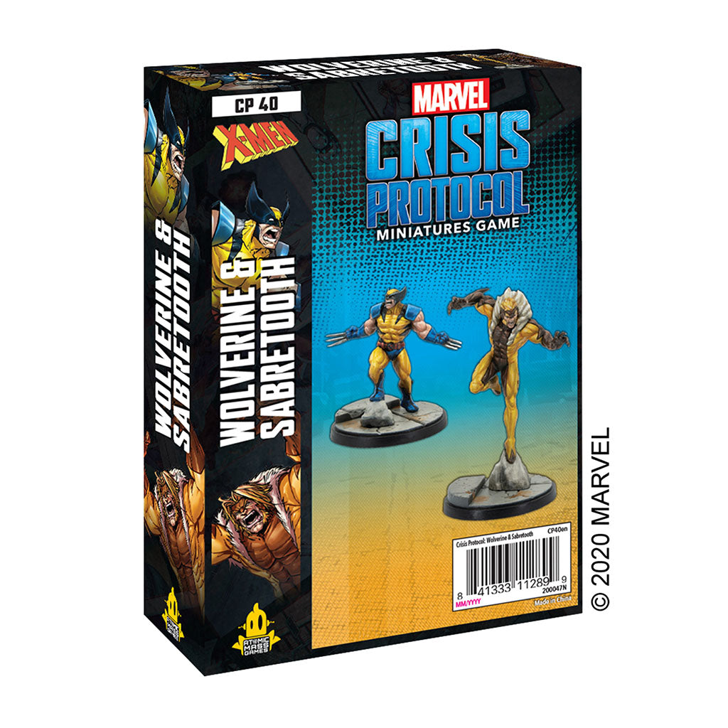 Marvel Crisis Protocol: Wolverine and Sabertooth Pack – Battlefield Bangkok