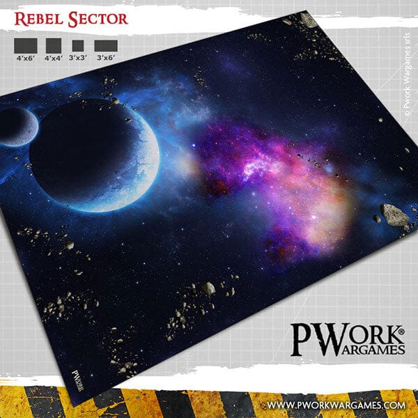 PWork Wargames Neoprene Gaming Mat 3x3 – Battlefield Bangkok