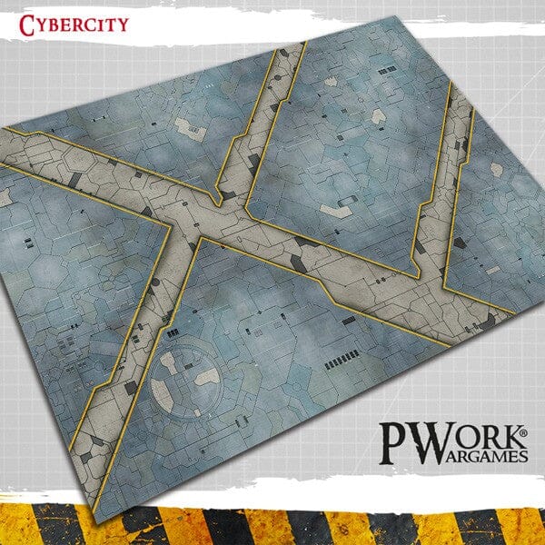 PWork Wargames Neoprene Gaming Mat 4x6 – Battlefield Bangkok
